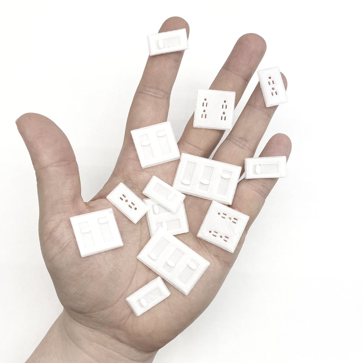 Miniature Wall Outlets + Switches – Luxe Miniatures by Phillip Nuveen