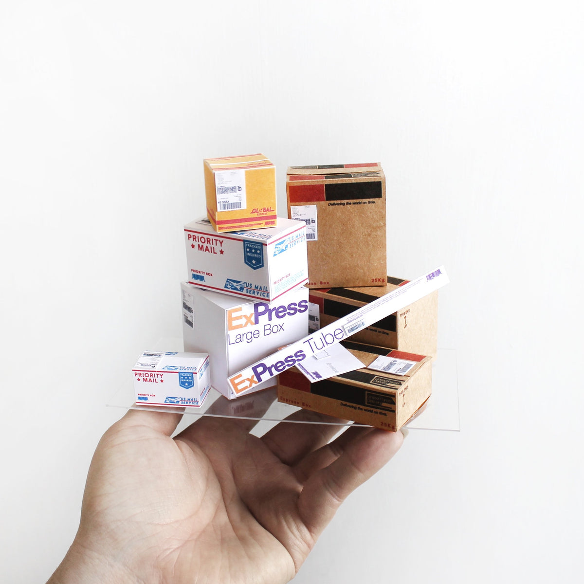 Mini Shipping Boxes – Luxe Miniatures by Phillip Nuveen