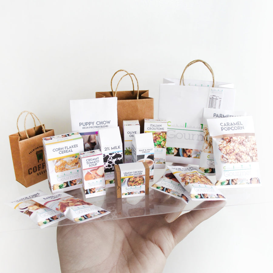 Miniature Grocery Packaging – Luxe Miniatures by Phillip Nuveen