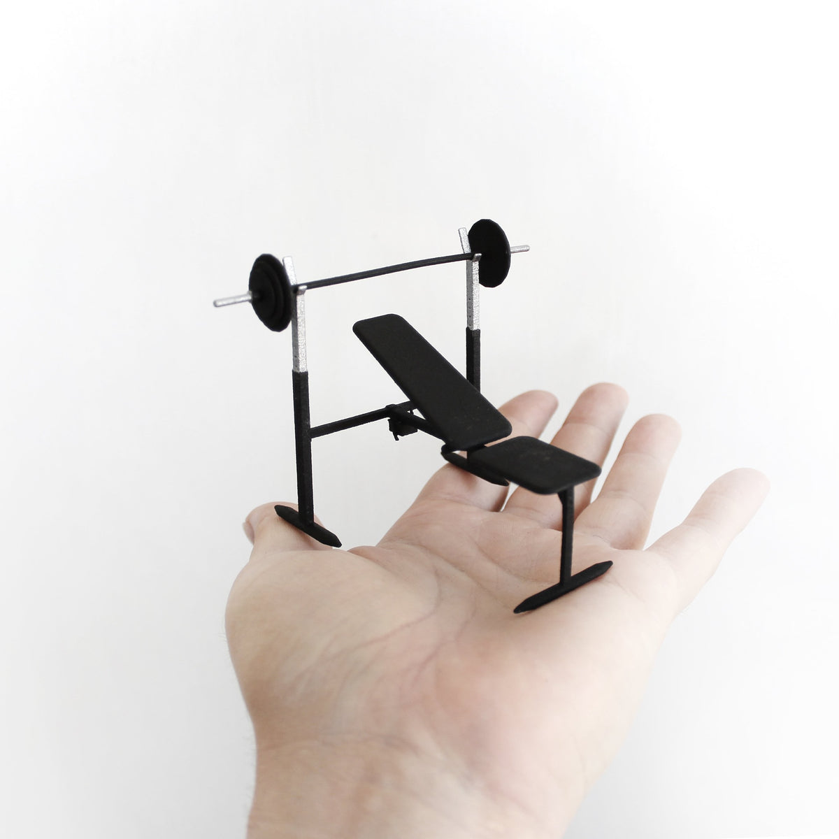 Miniature Bench Press – Luxe Miniatures by Phillip Nuveen